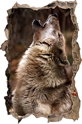 Wandtattoo Wolf
