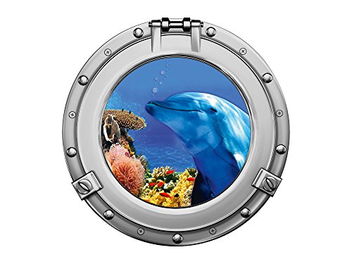 Wandtattoo Delfin für Bad oder Kinderzimmer